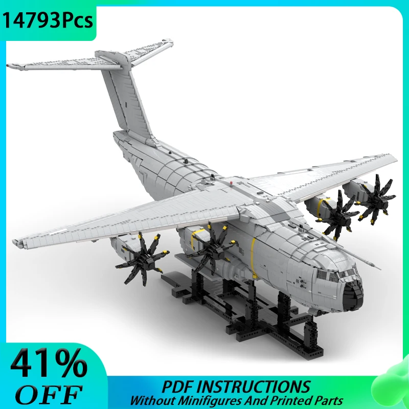 MOC-Technical-Airbus-A400M-Atlas-Model-Fighter-Aircraft-Building-Blocks ...