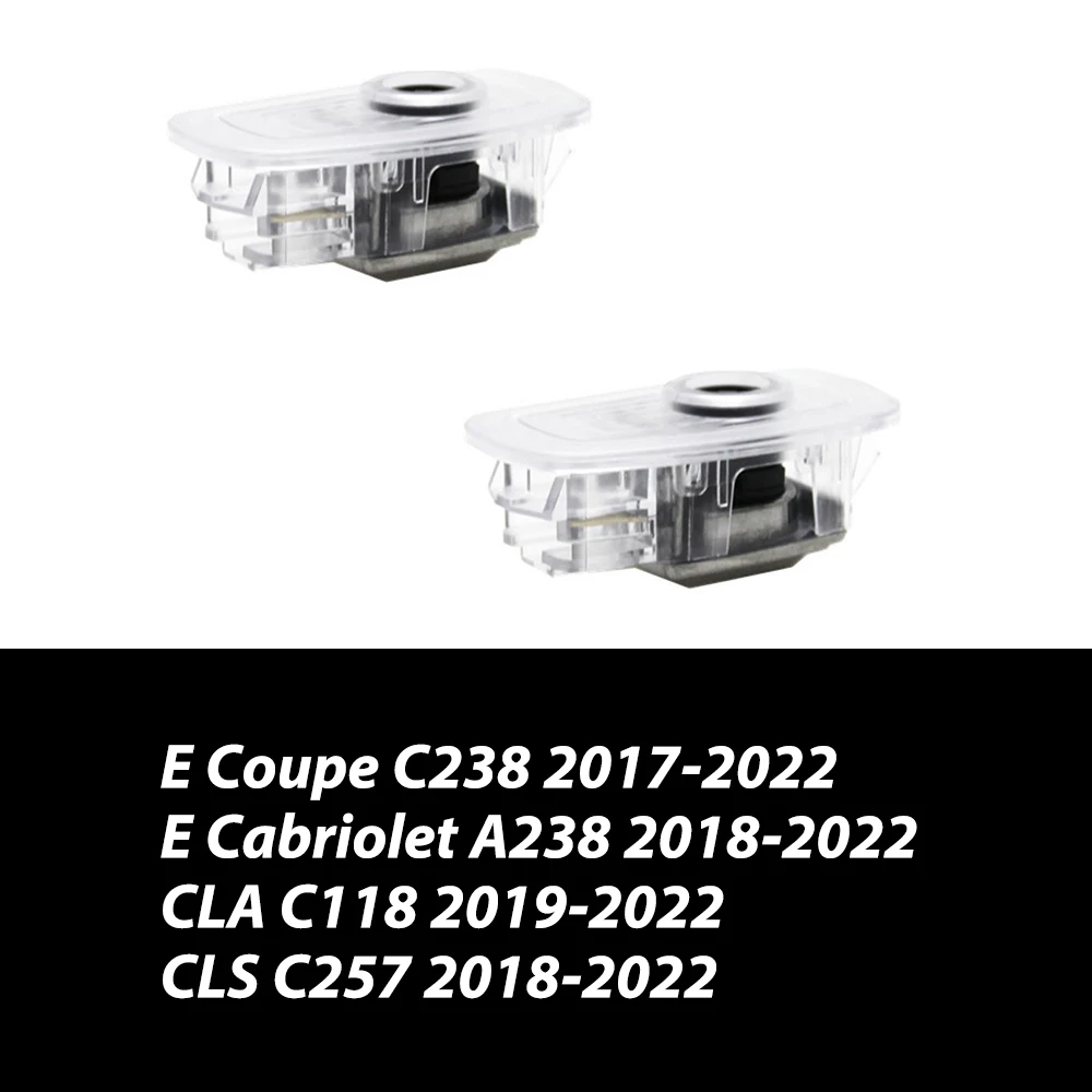 2Pcs-LED-Car-Door-Light-For-Mercedes-Benz-E-CLA-CLS-Class-C257-C118 ...