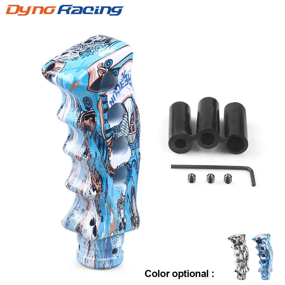 Universal-Resin-Graffiti-Gear-Shift-Knob-Racing-Car-Mixed-Pattern ...