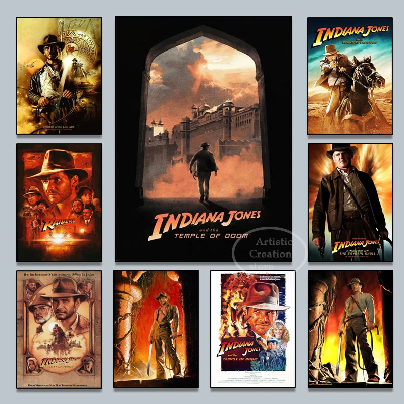 Indiana Jones Trilogy Poster