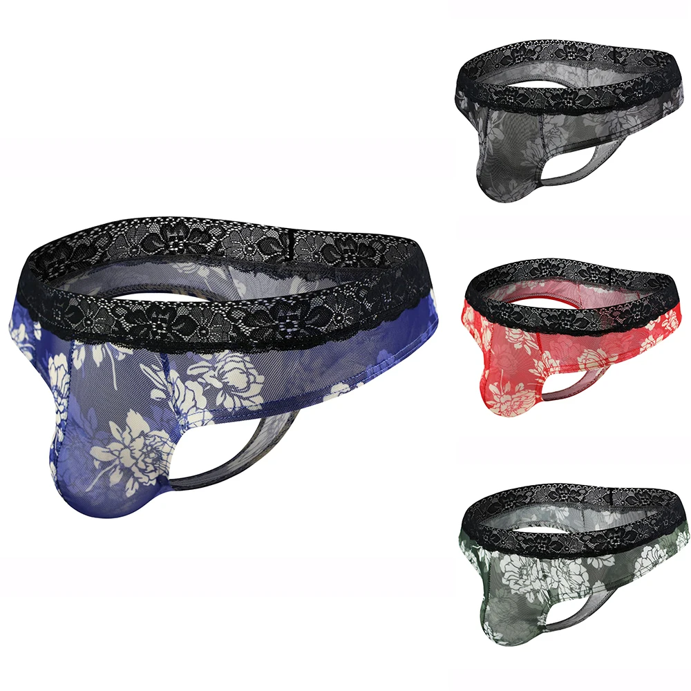 Boxer-shorty,Boxer Transparent pour homme,sous-vêtement en maille ...