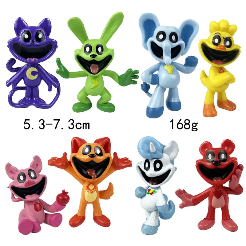 HOT-5-7cm-Smiling-Critters-Game-Figures-Model-PVC-Catnap-Catnat-Anime ...