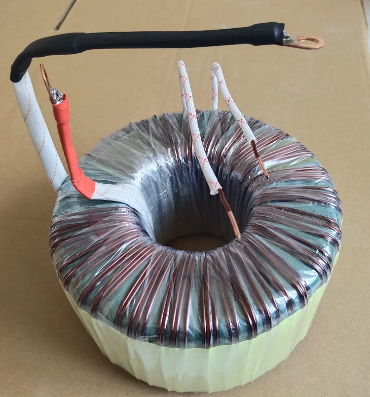 Pure copper low loss ring transformer Power frequency inverter ...