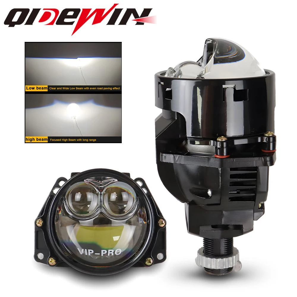 2PCS-Laser-3-0-Inch-Bi-LED-Hyperboloid-Projector-Lens-H7-H4-9005-9006 ...