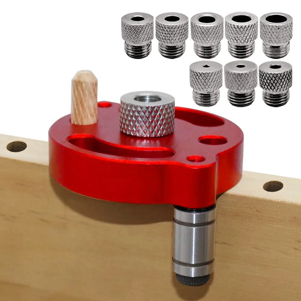 3 10Mm Deuvel Jig Kit Zelfcentrerende Boor Gids Locator Met 8 Stalen ...