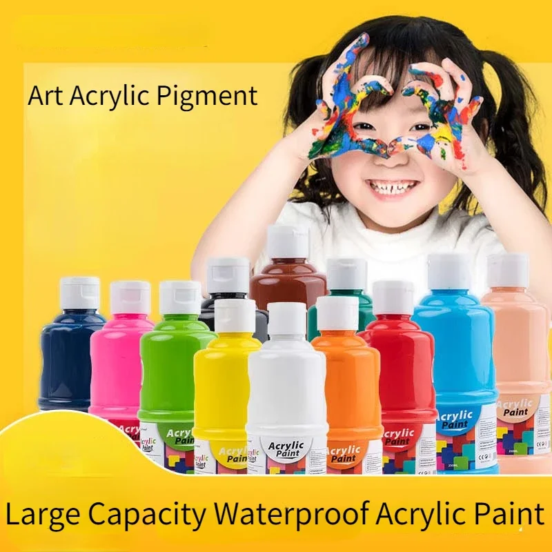 100-250-500ml-Large-Capacity-Waterproof-Acrylic-Paint-DIY-Handmade ...