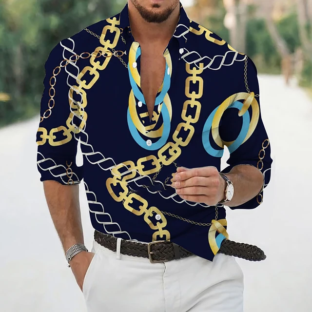 Versace Chain Print Shirt