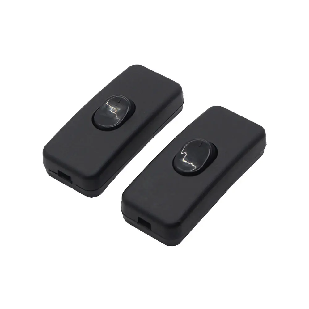 1PCS-ON-OFF-Inline-DIY-Switch-Black-Inline-Table-Lamp-Desk-Light-Cord ...
