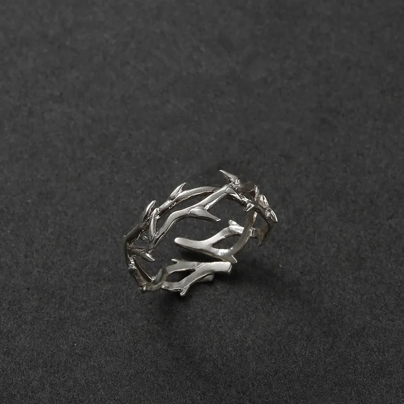 Men Rings Punk Adjust | Adjustable Punk Ring | Rings Thorns | Punk ...