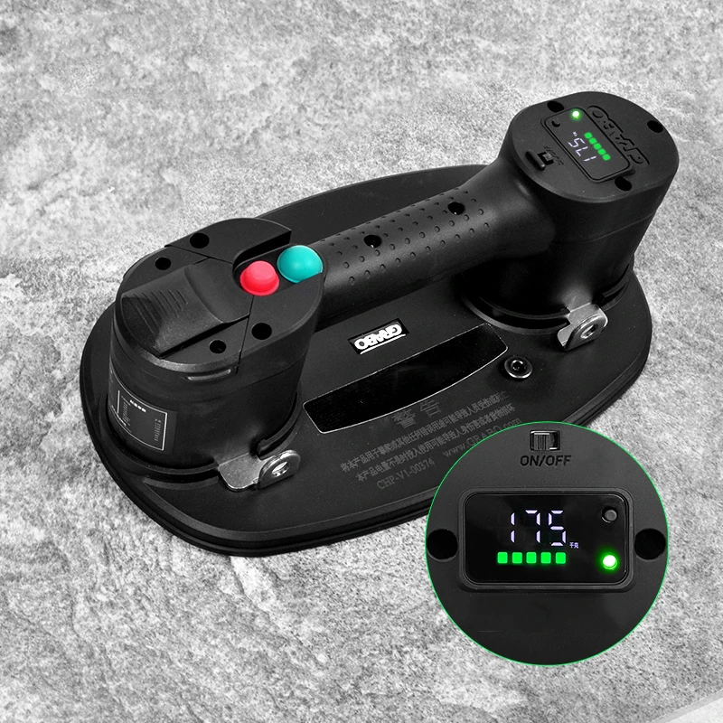 16W-170kg-Air-Pump-Vacuum-Suction-Cup-Powerful-Heavy-Duty-Strong-Hand ...