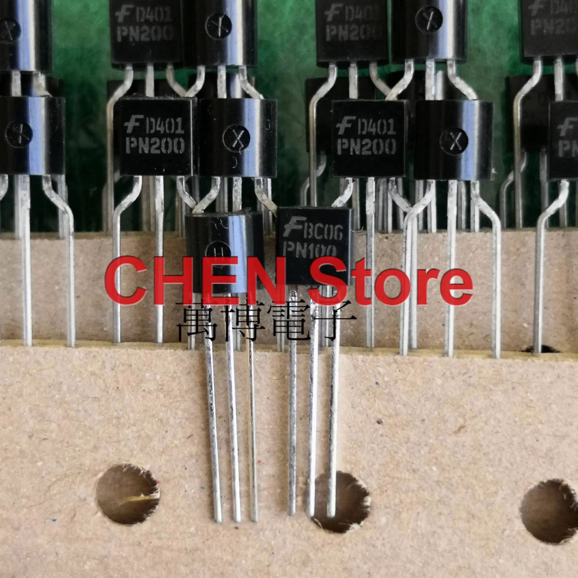 10pair FAIRCHILD PN100 PN200 TO 92 Triode 100 200 transistor Audio pair ...