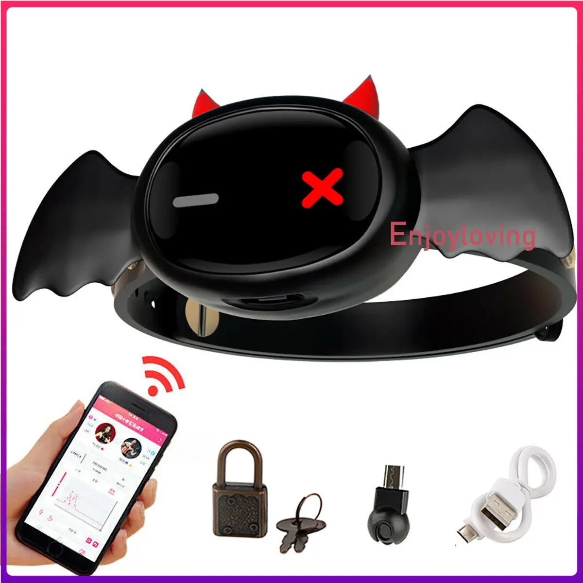 Little Devil App Remote Shock Collar Female Male Electric Wireless ...
