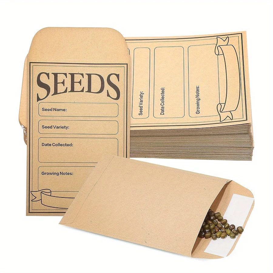 Brown-kraft-Paper-Seed-Packets-50-Pack-Storage-Seed-Coin-Bags ...
