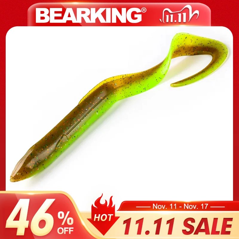 BEARKING-EEL-Soft-Lures-20cm-15cm-Artificial-Lures-Fishing-Worm ...