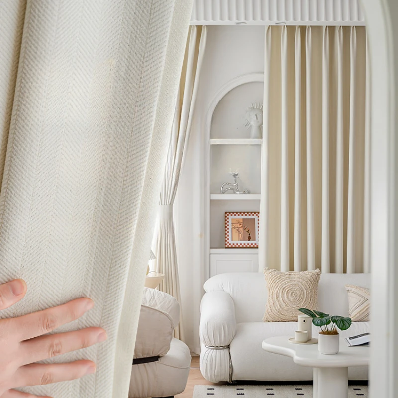 Minimalist-Full-Blackout-Drapes-Large-Area-Floor-to-ceiling-Window ...