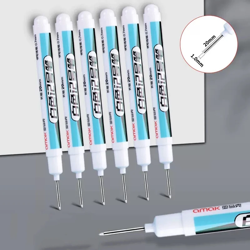 1-2-3Pcs-Oily-White-Marker-Pen-Graffiti-Pens-Waterproof-Permanent-Gel ...