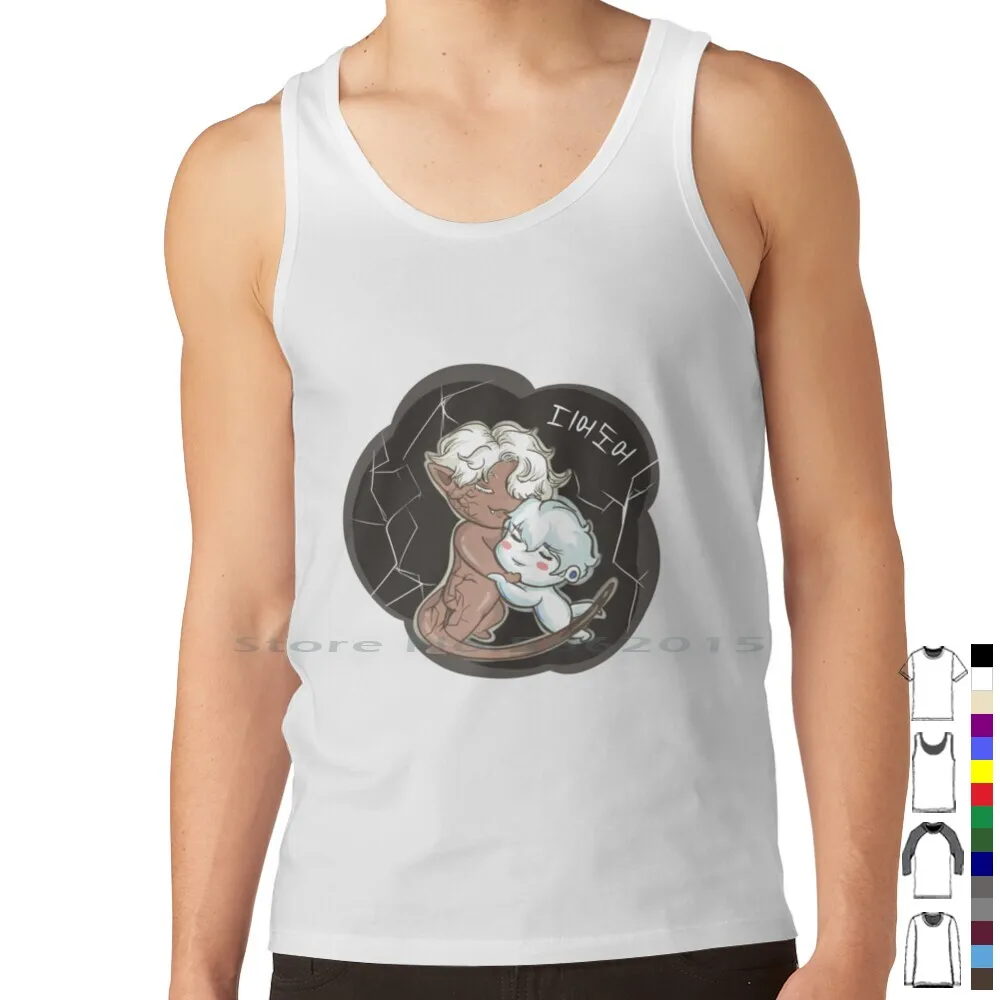 Chibi-Dear-Door-Camiseta-sin-mangas-de-algod-n-puro-chaleco-Kawaii ...