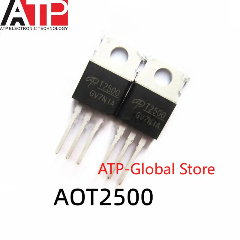 10-20PCS-AOT2500-TO-220-T2500-AOT2500L-2500-Field-Effect-MOS-Tube-N ...