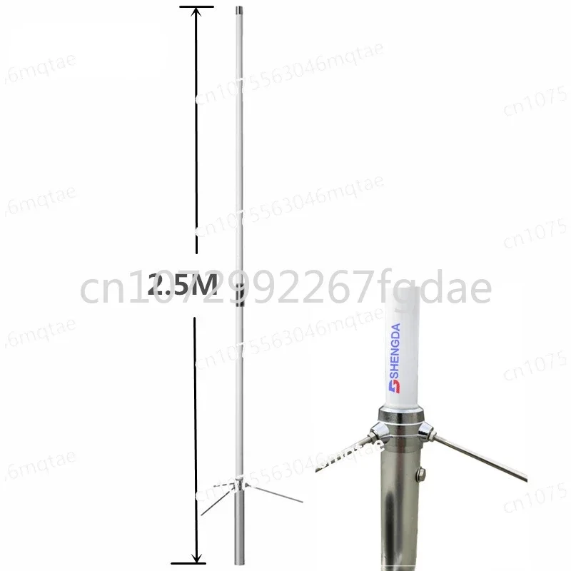 High-Gain-6-8dBi-2-5m-Dual-Frequency-Fiberglass-Antenna-144-430-Mhz-VHF ...