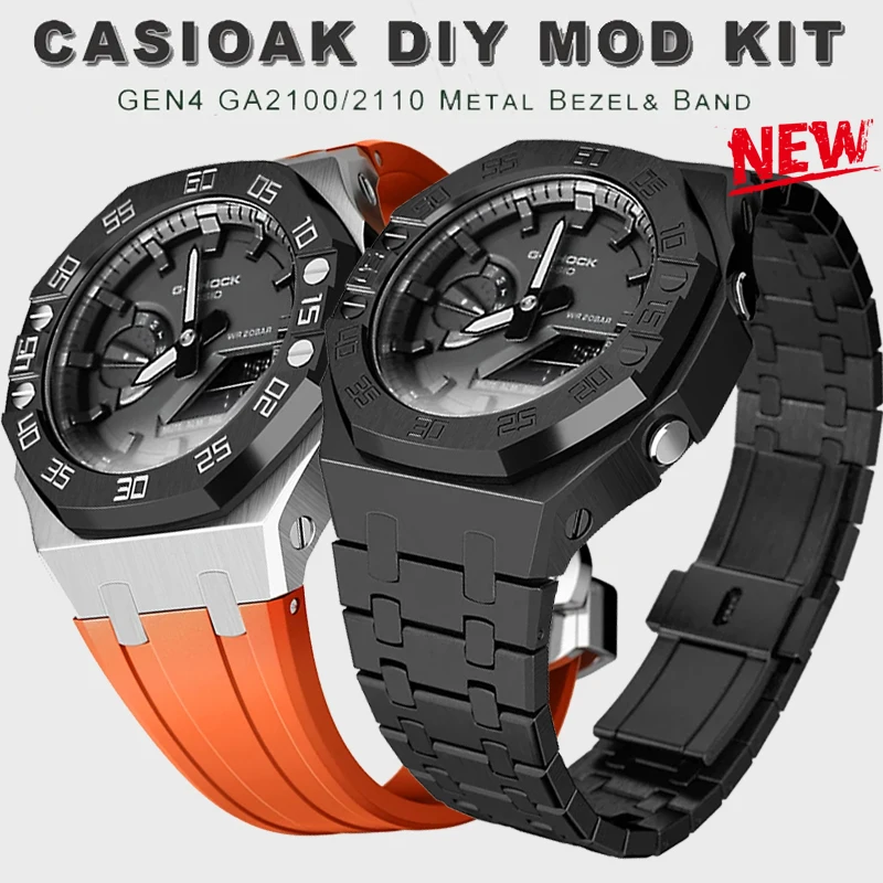 CasiOak-Mod-Kit-GEN4-GA2100-Metal-Bezel-for-Casio-Modification-3rd-4rd ...