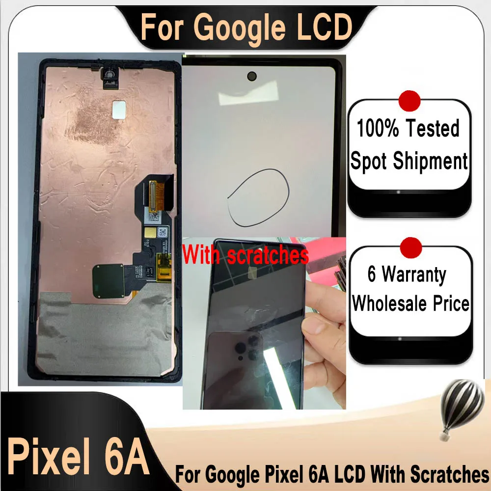 AMOLED For Google Pixel 6A LCD Replacement Screen Touch Display Repair ...