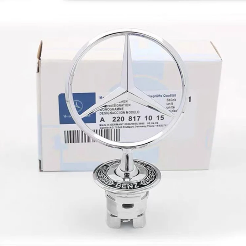 Star-Bonnet-Badge-for-Car-Hood-Front-Chrome-Logo-Hood-Marking-for-Benz ...
