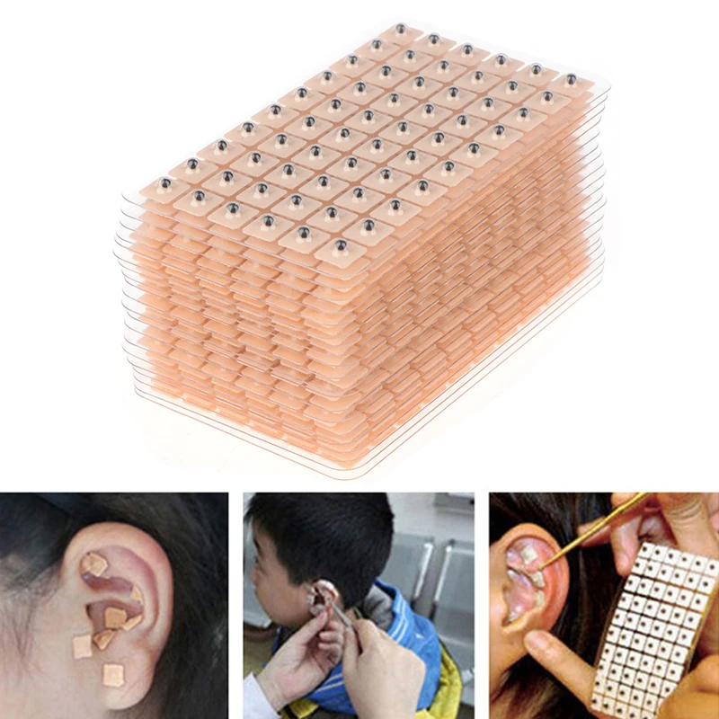 1200Pcs-Relaxation-Ear-Stickers-Therapy-Needle-Patch-Ear-Acupuncture ...