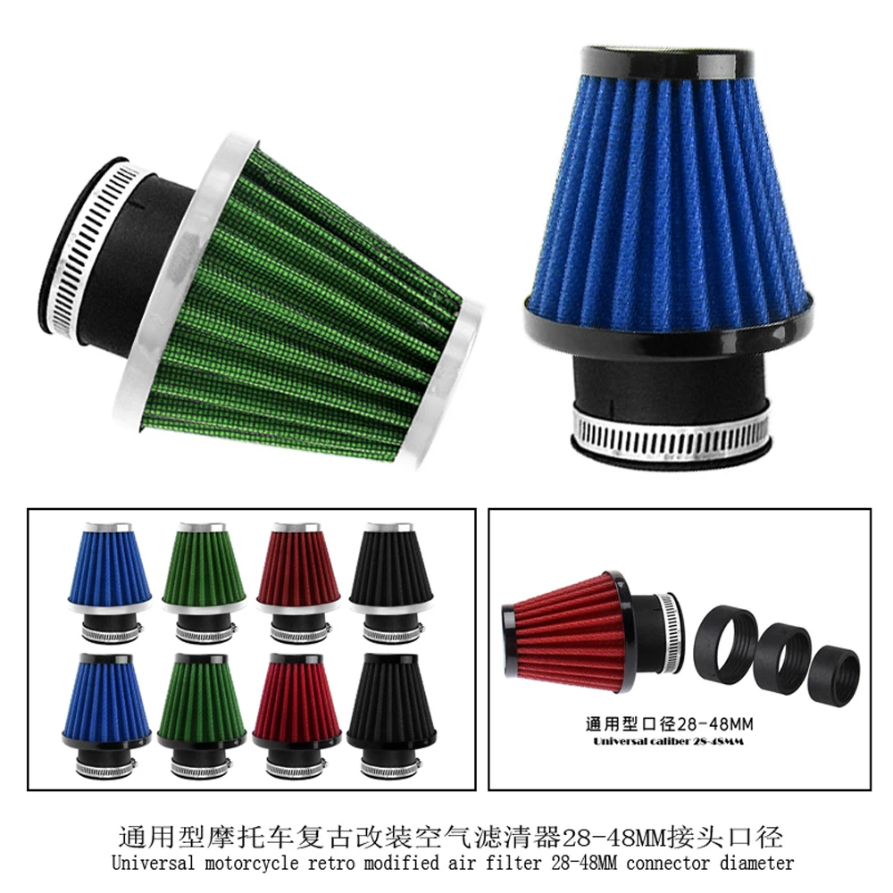Straight-head-universal-motorcycle-retro-mushroom-head-air-filter-28 ...