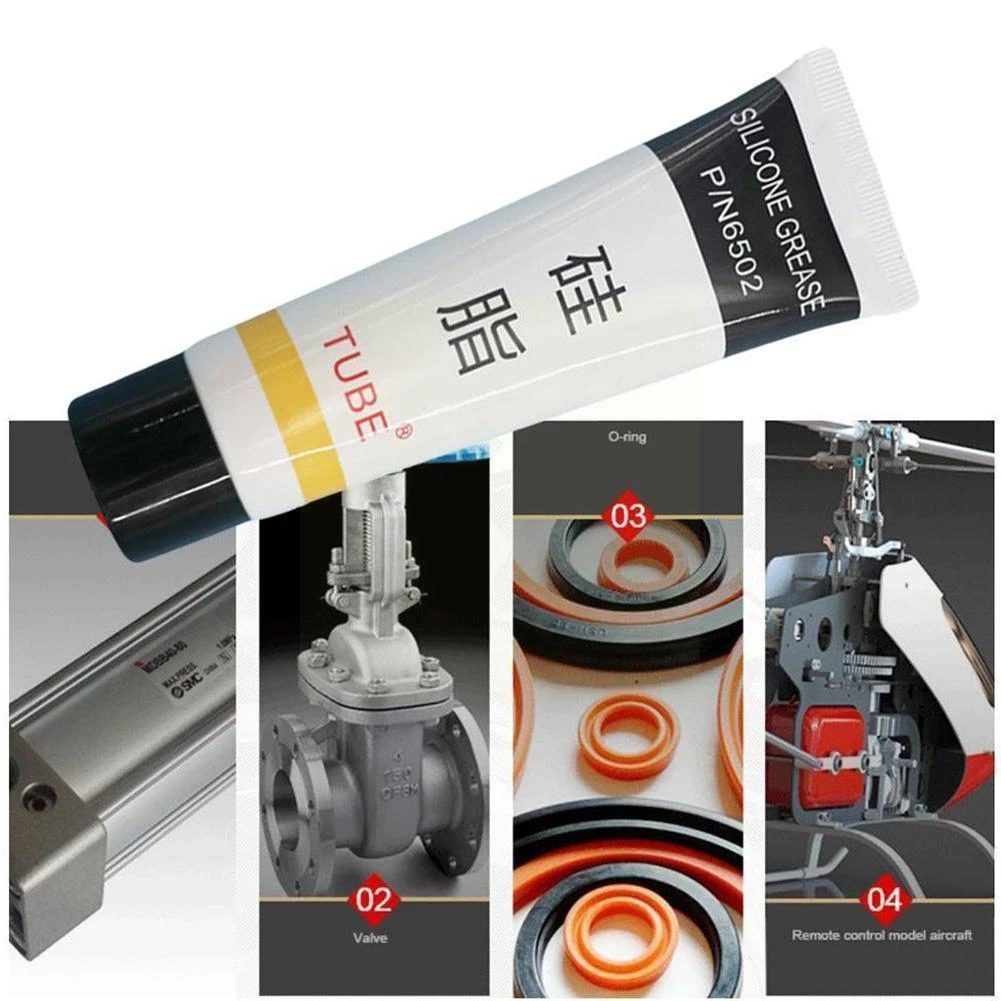 2*50g Food Grade Silicon Grease Lubricant Super O lube O Ring ...