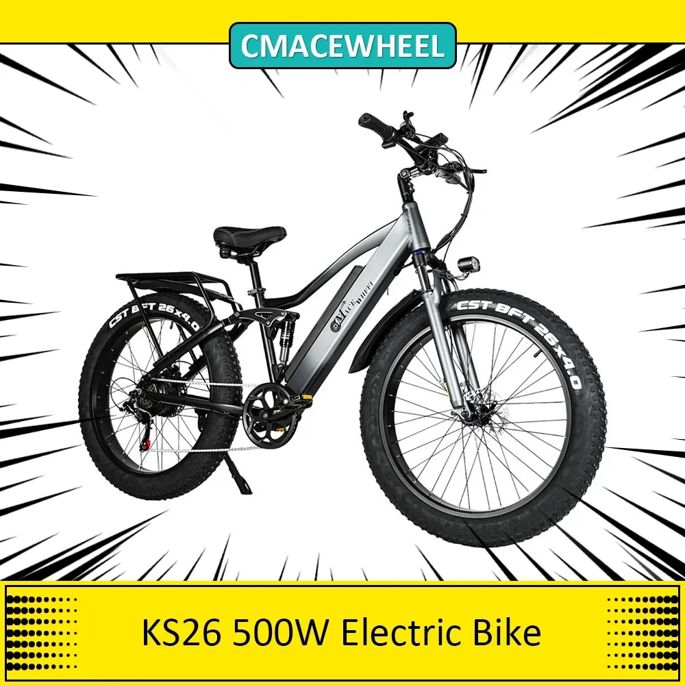Electric-Bicycle-KS26-Motor-800W-Top-Speed-45-km-h-Battery-20Ah-26x4-0 ...