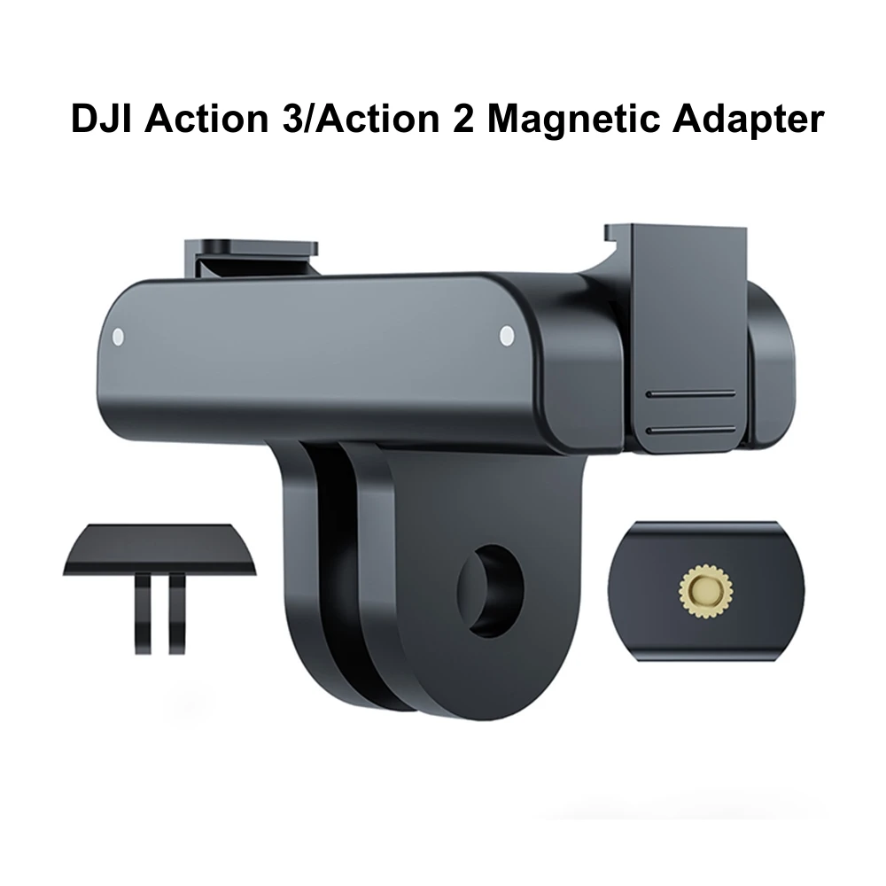For Dji Action 3 Magnetic Adapter 1/4 Thread Universal Port For Dji ...