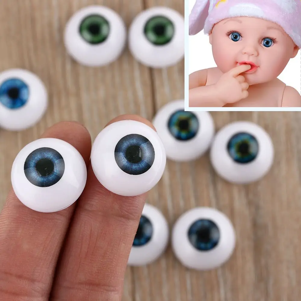 1Pair-20-22-24mm-Acrylic-Eyeball-Realistic-Dolls-Eyes-Plastic-Half ...