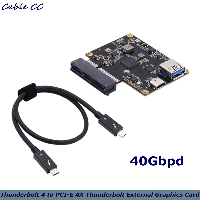 Thunderbolt-4-to-PCI-E-4X-Thunderbolt-External-Graphics-Card-Expansion-Dock-USB4-Core-Adapter ...