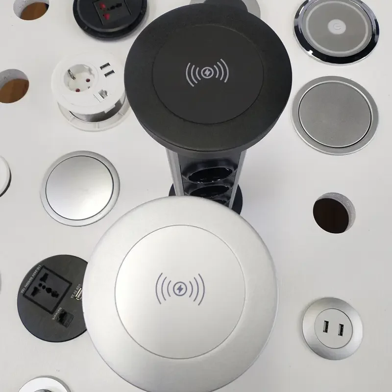 80mm-Hidden-Kitchen-Counter-Manual-Pull-Pop-up-EU-Power-Outlet-Tower ...