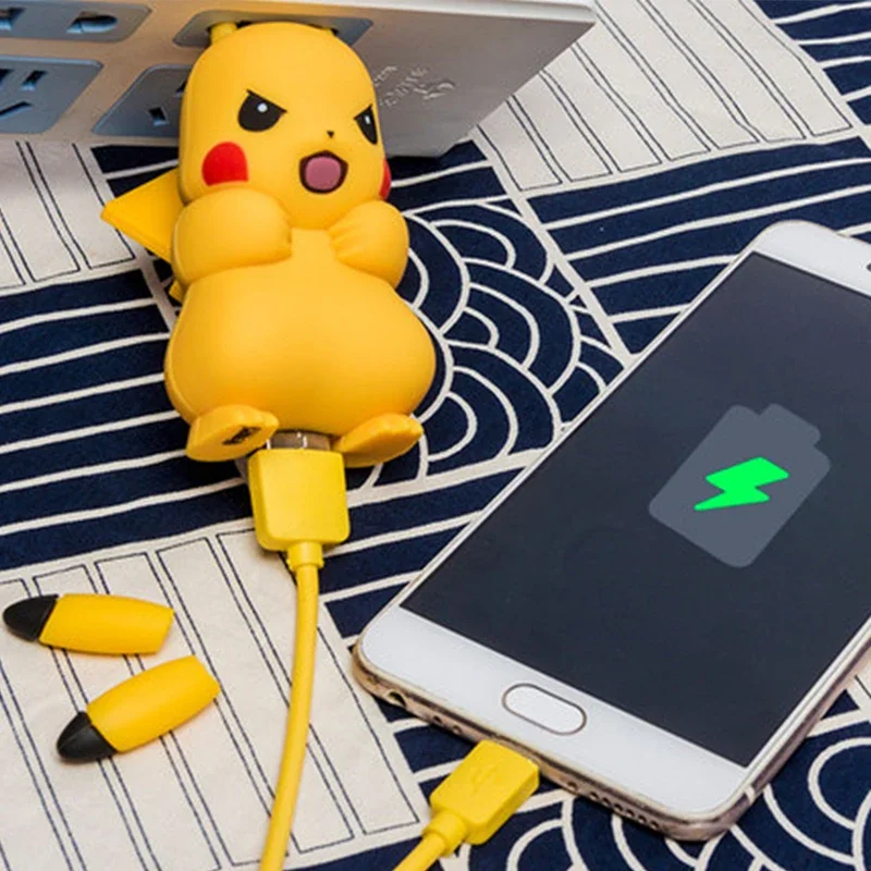 Pikachu-Pokemon-Action-Figures-Anime-Figures-Kawaii-Charger-for ...