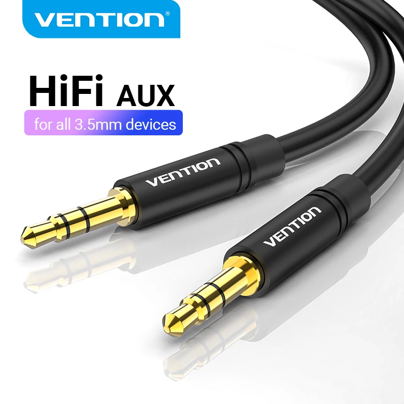 Vention Jack 3.5mm Aux Cable Male to Male 3.5mm Audio Cable Jack for ...