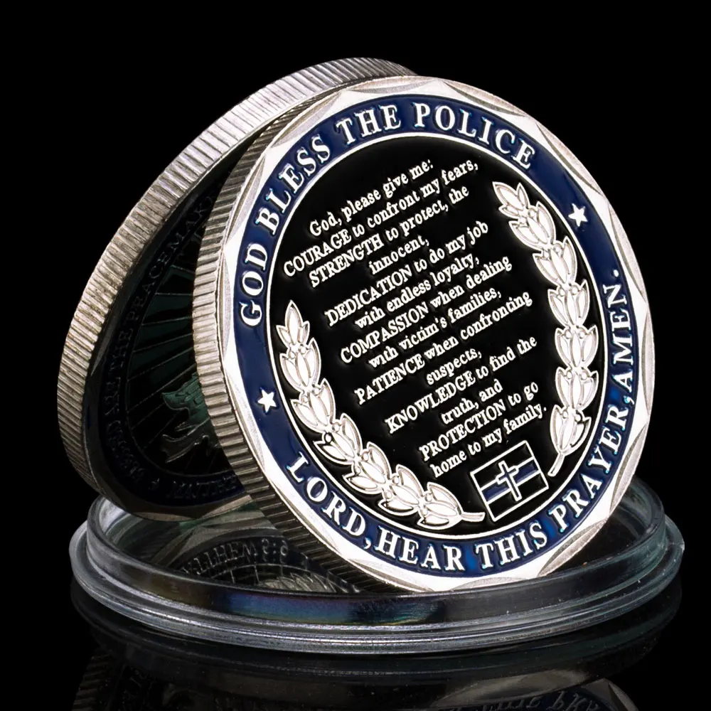 Police Officer Prayer Coin