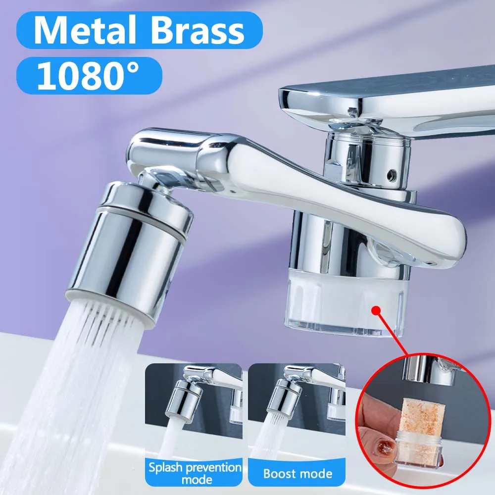 1080-Universal-Rotation-Faucet-Extender-2Mode-Swivel-Aerator-with-8 ...