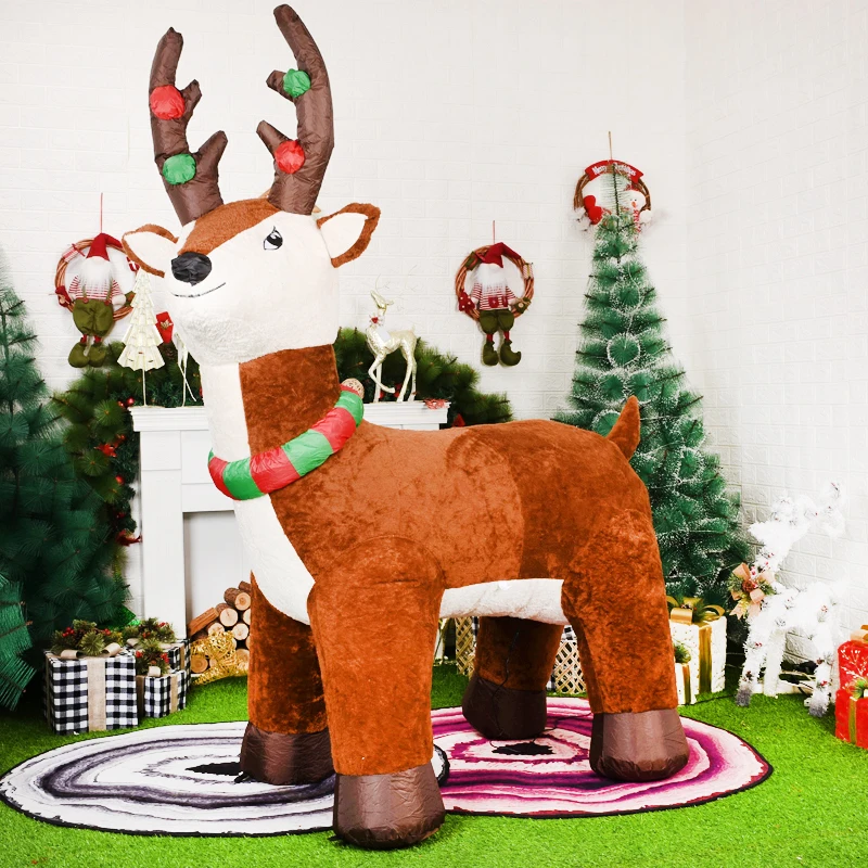 Plush-Elk-Inflatable-Christmas-Toy-2023-LED-Light-Christmas-Outdoor ...