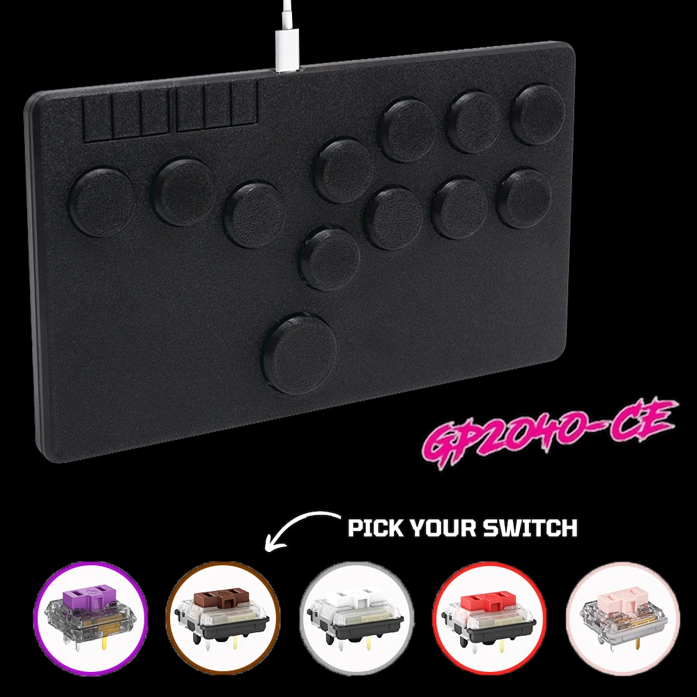 Hitbox-12-Button-Layout-Custom-Hitbox-with-Multicolor-Caps-Hotswappable ...