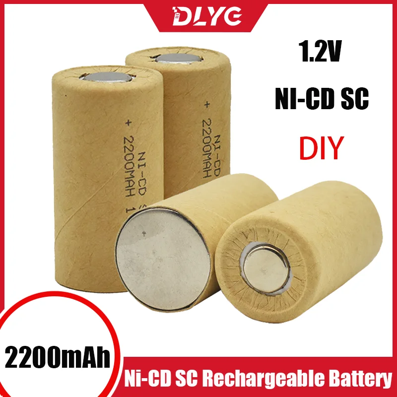100-Quality-Ni-Cd-SC-Rechargeable-Battery-2200mAh-SC1-2V-Used-for-Bosch ...
