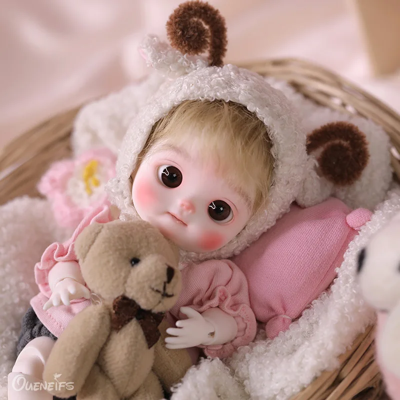 Bubble Doll BJD 1/8 WIth Mey Body Cute Round face baby Doll Fullset ...