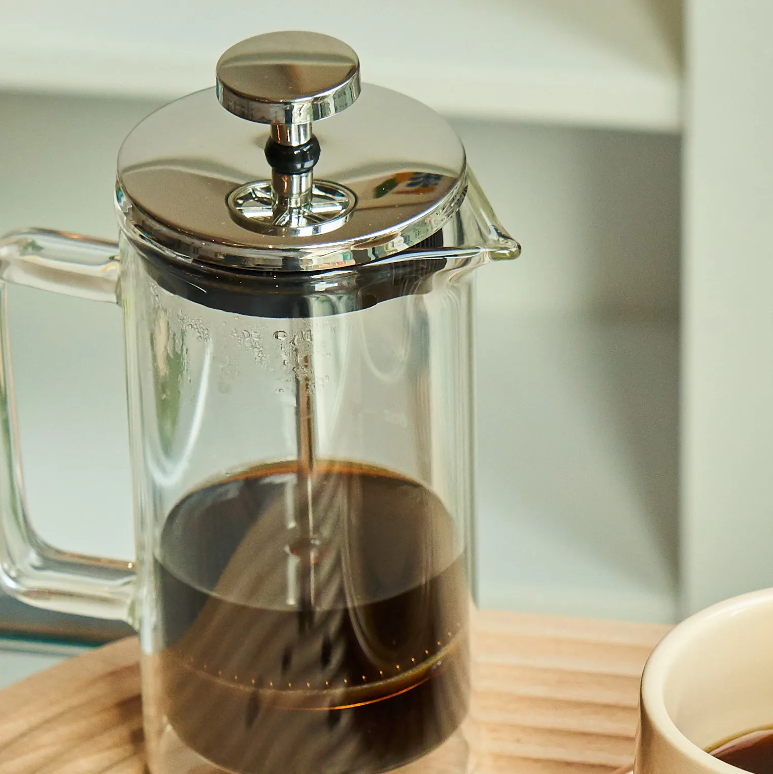 Bule de café de borosilicato alto resistente ao calor do bule de café ...