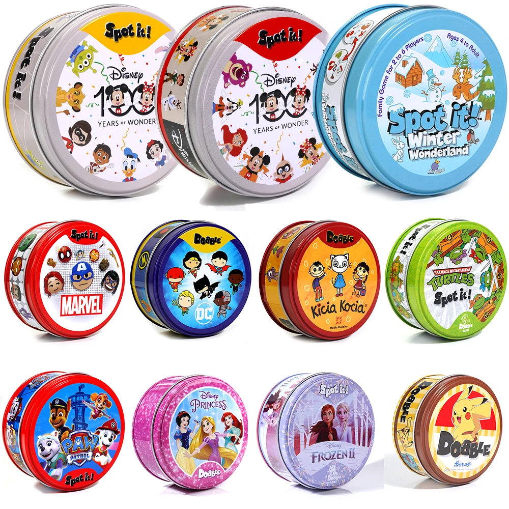 Dobble-Dobble-Card-Game-HP-Animais-Jogo-de-Tabuleiro-Metal-Box-2-8 ...