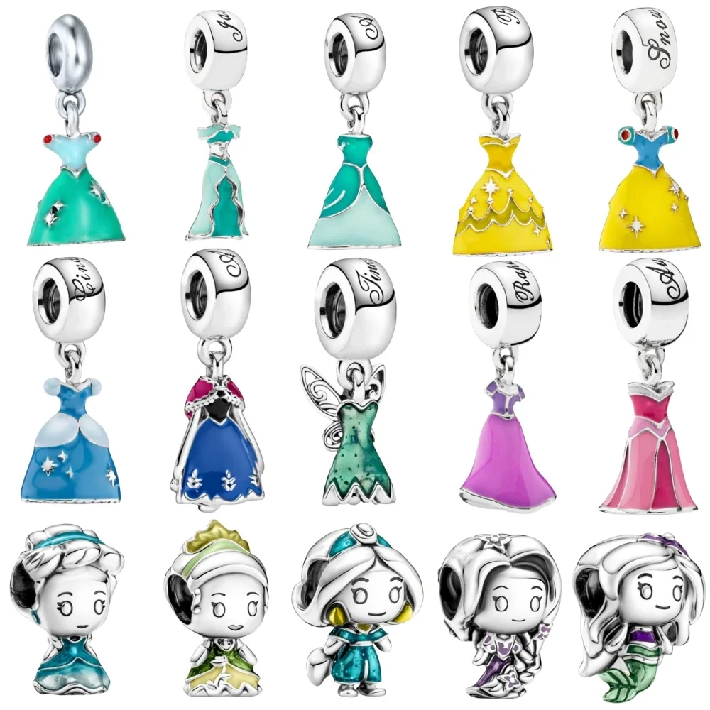 MINISO-Disney-Princess-Little-Mermaid-Ariel-Charm-Collection-Fit-Pando ...