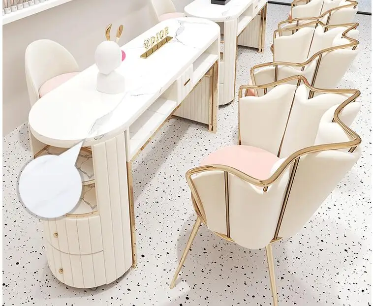 Manicure-table-and-chair-set-combination-net-red-vacuum-manicure-table ...