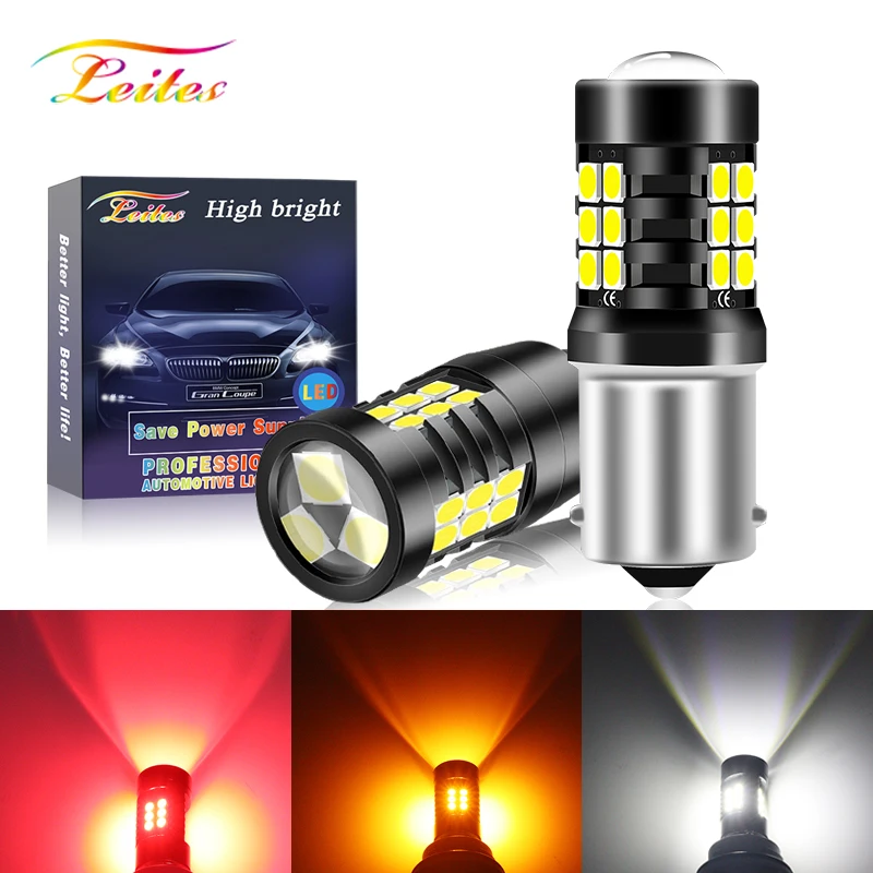 2pcs P21w Led S25 1156 Ba15s 1157 Bay15d Bau15s Py21w Led 3030 Led ...