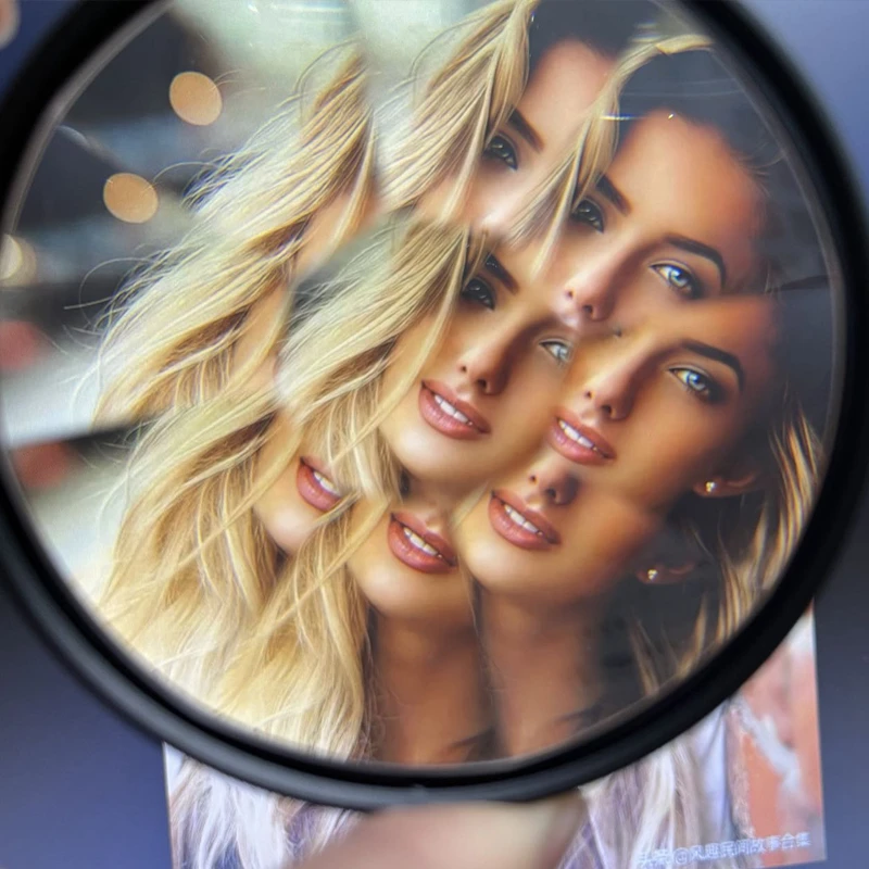 Camera Glass 77mm Kaleidoscope Prism Filter Photography Foreground Blur ...