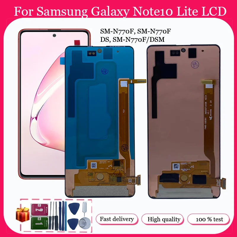 AMOLED-For-Samsung-Note-10-Lite-Lcd-Display-Digital-Touch-Screen-For ...