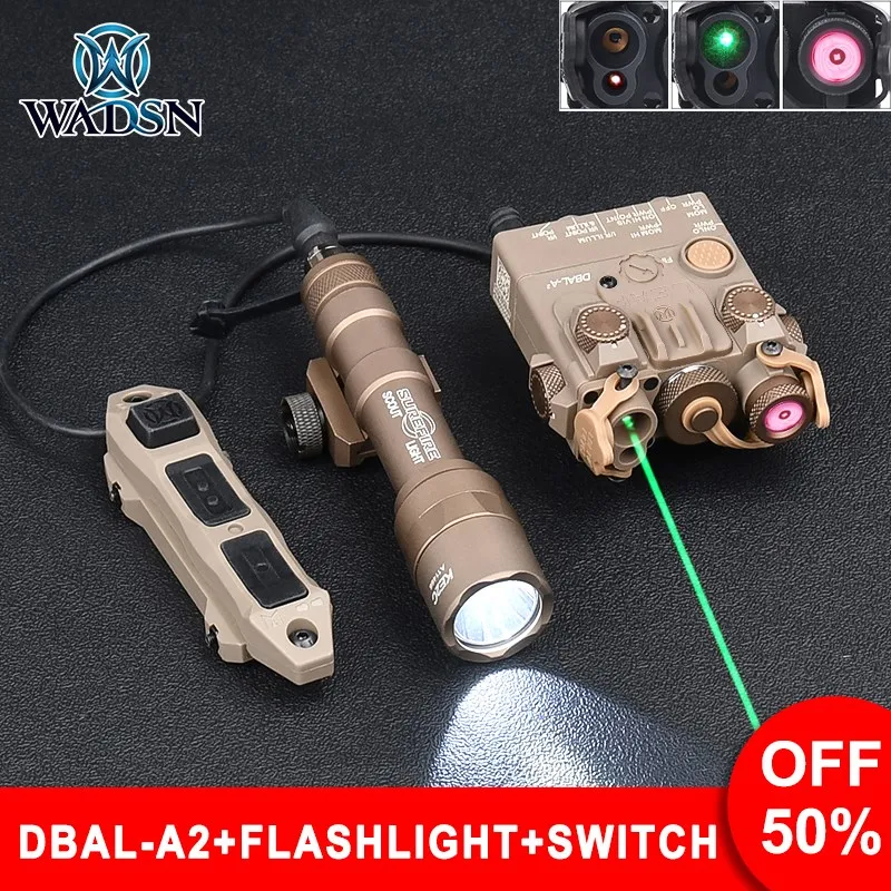 Wadsn-Tactical-DBAL-A2-IR-Lighting-Strobe-Green-Laser-For-Night-Vision ...